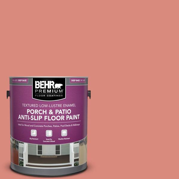 BEHR PREMIUM 1 gal. #M170-5 Indian Sunset Textured Low-Lustre Enamel ...