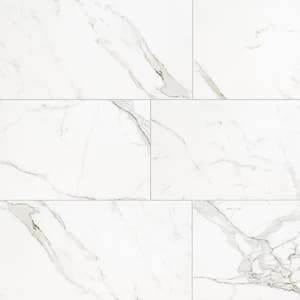 MSI Danceler 24 in. x 24 in. Polished Porcelain Marble Look Floor and ...