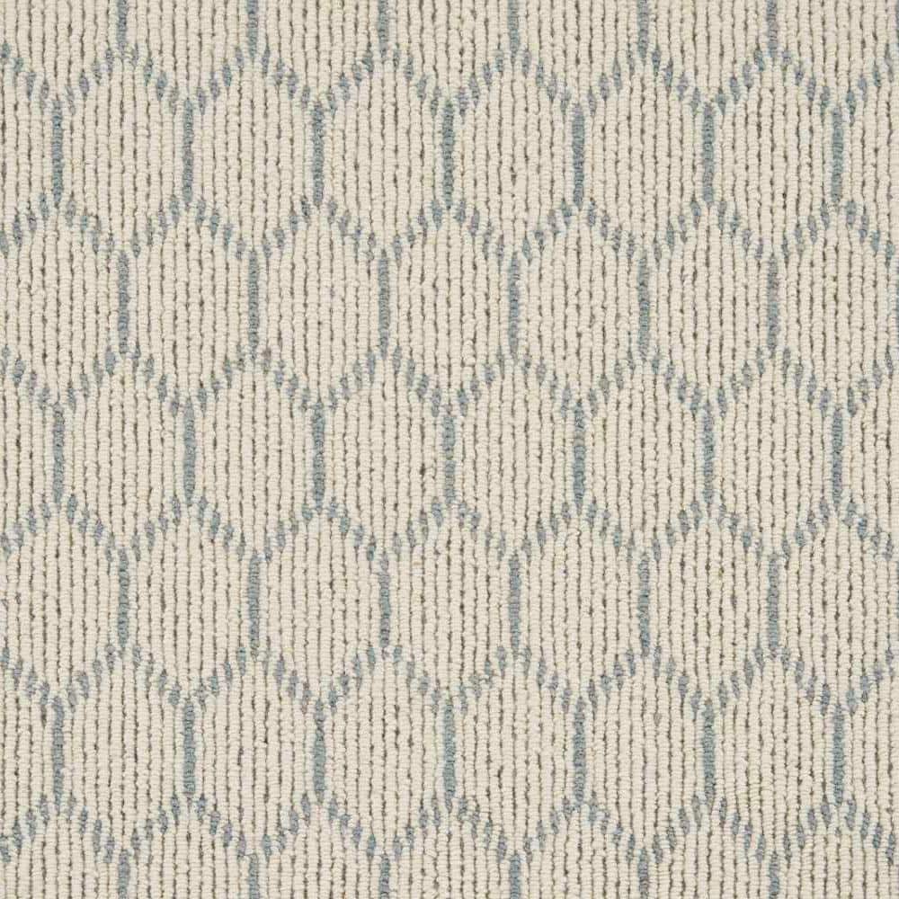 Natural Harmony Entanglement Ivory/Coast Beige 12 ft. 27 oz. Wool ...