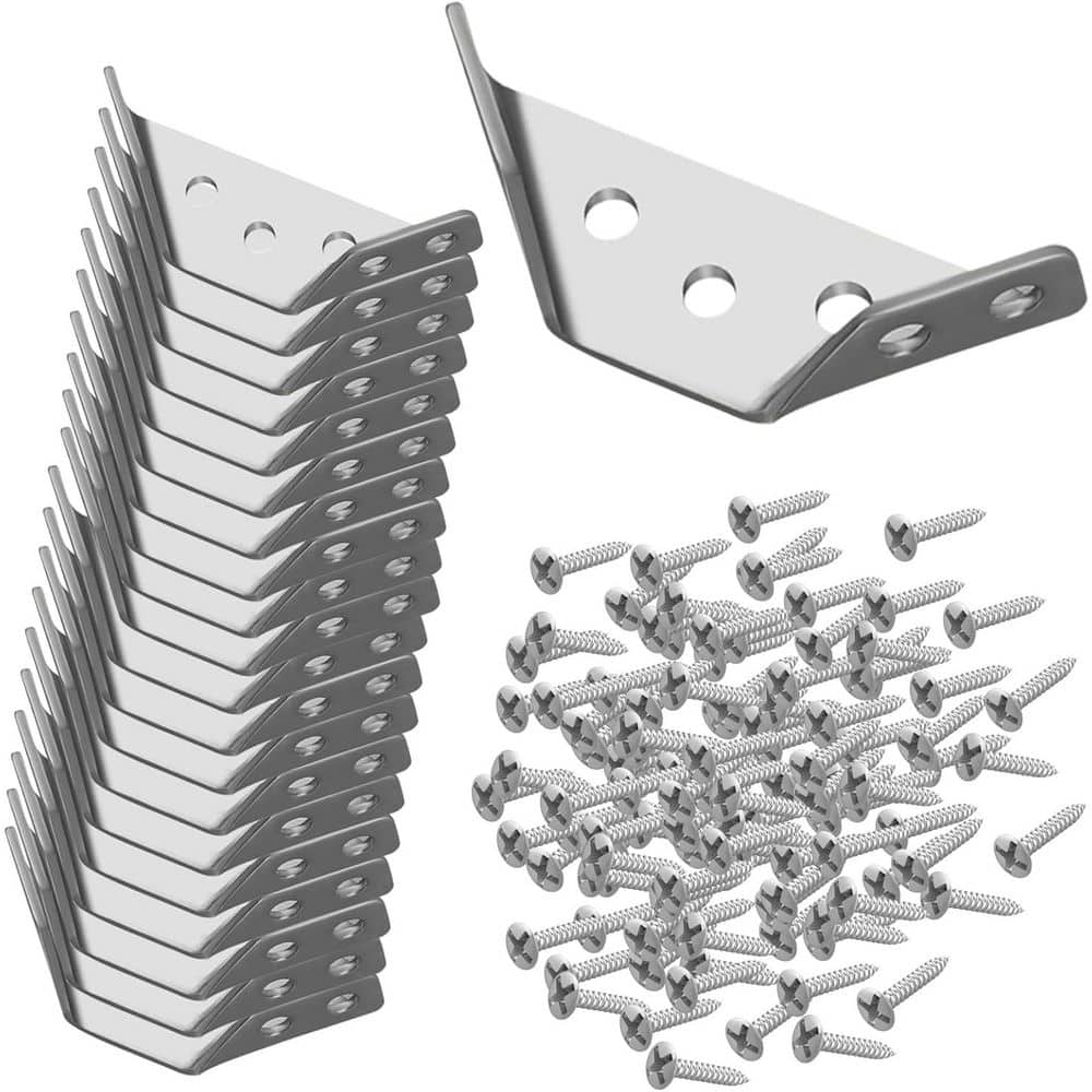 KIWDZFU Heavy Duty Corner Braces for Wood Multi Hole Furniture ...