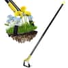 Dyiom 72 in. Heavy Duty Steel Handle Garden Hoe Stirrup Hoe Gardening ...