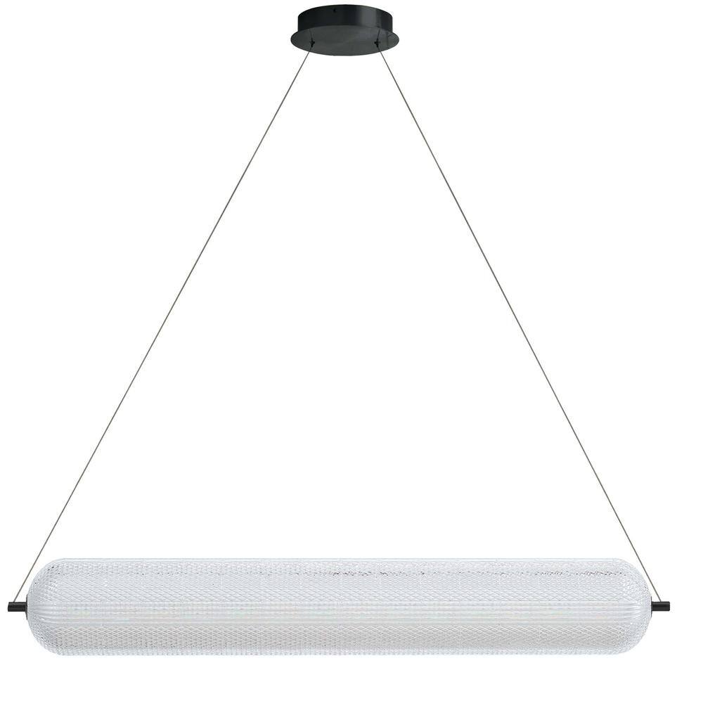 Dainolite Peri 36-Watt 1-Light Matte Black Shaded Integrated LED ...