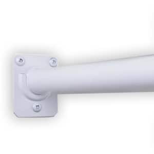Hanging Rod Adjustable Closet Rod With Separated Ends - Zinc - Hardware ...