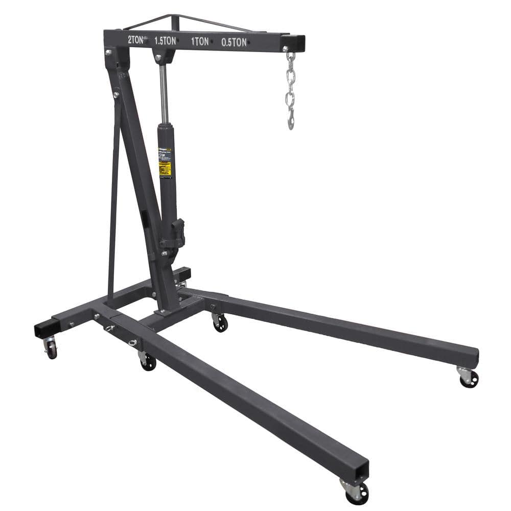 RANGER RSC-2TF Heavy-Duty Steel 2-Ton Capacity Folding Shop Crane ...