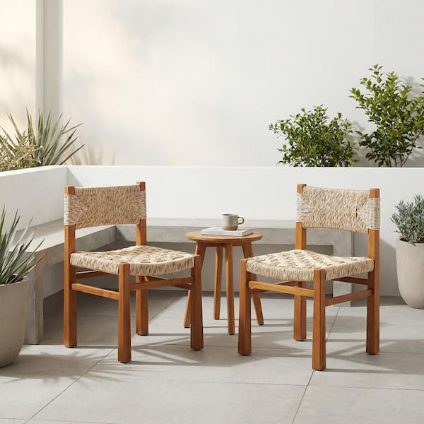 CHRISTOPHER KNIGHT HOME Vaughn Brown Solid Wood Outdoor Dining Chair ...