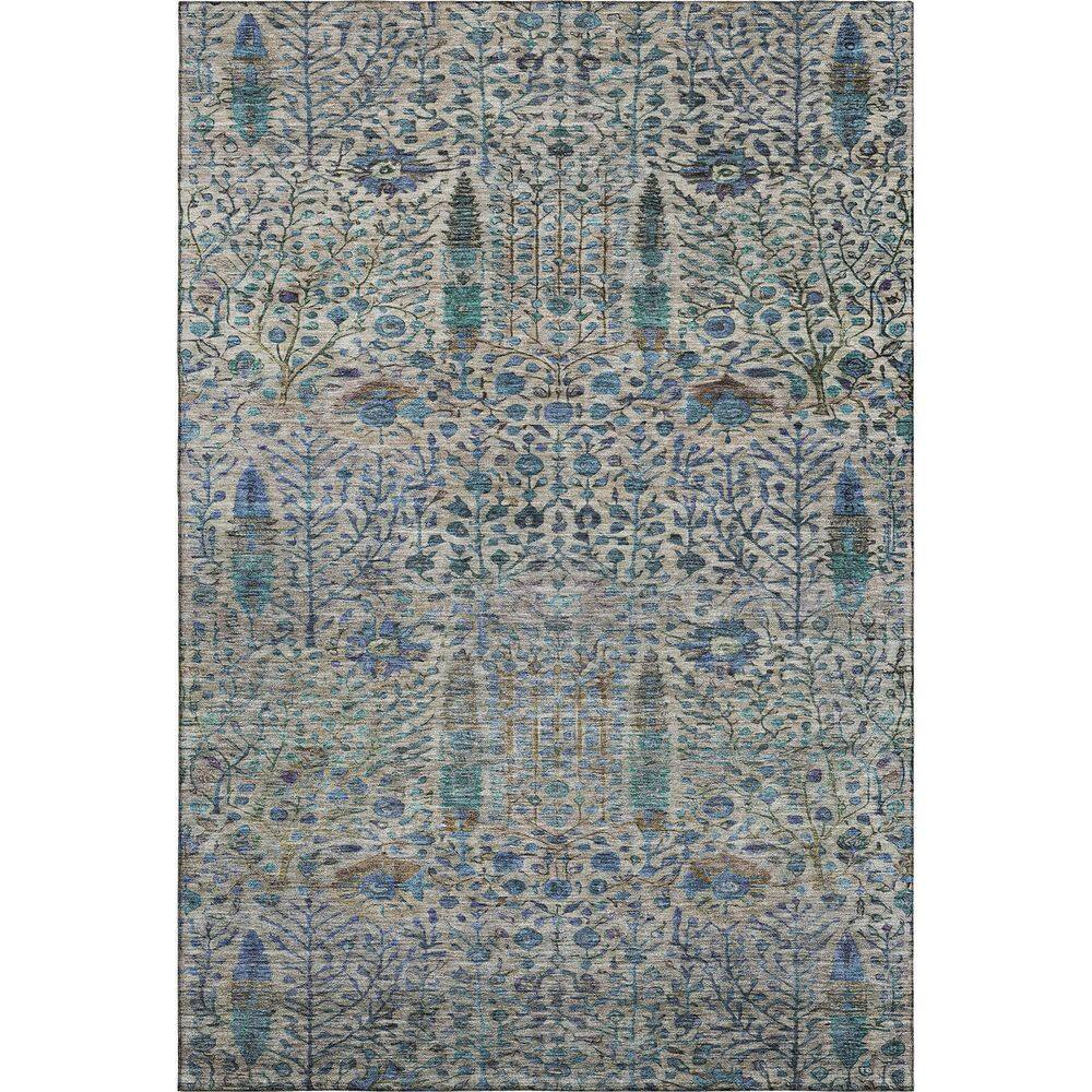 Addison Rugs Mayfield Premium Machine Washable Abstract AMF2053 Brown 8 ...
