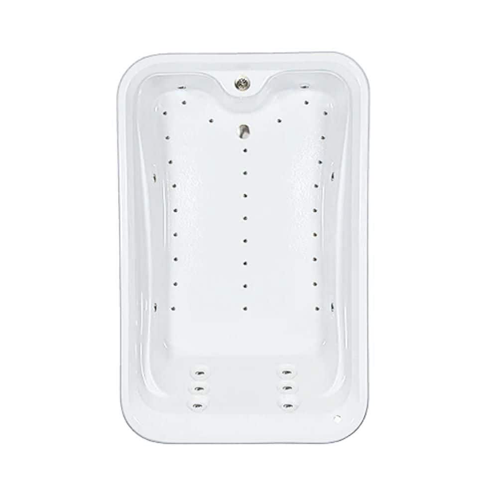 Comfortflo Premier 72 in. x 48 in. Acrylic Rectangular Drop-in Air ...