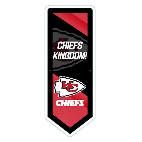Evergreen Kansas City Chiefs Pennant 9 in. x 23 in. Plug-in LED Lighted ...