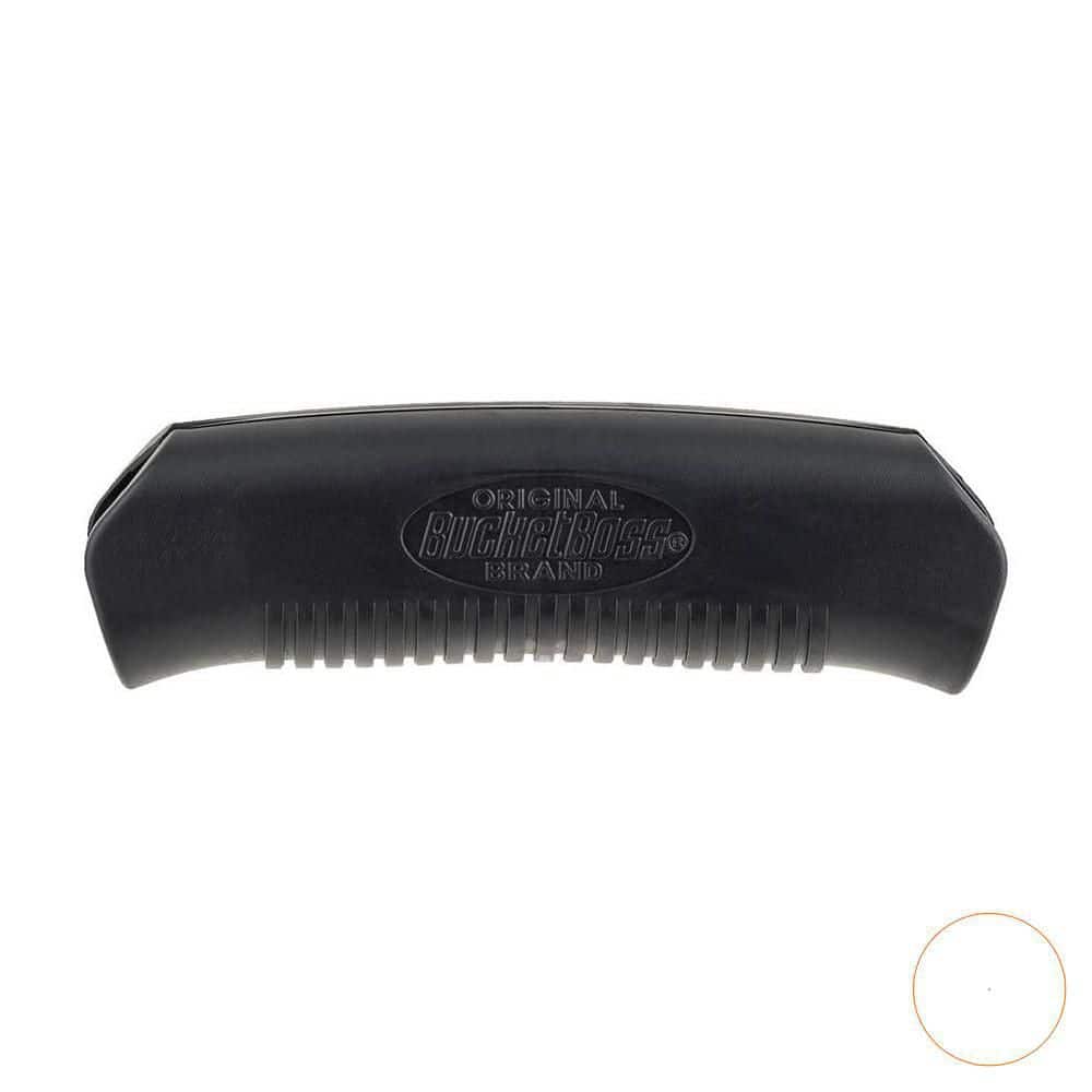 BUCKET BOSS 1.25 in. Cushioned Rubber Tool Bucket Grip Handle in Black ...