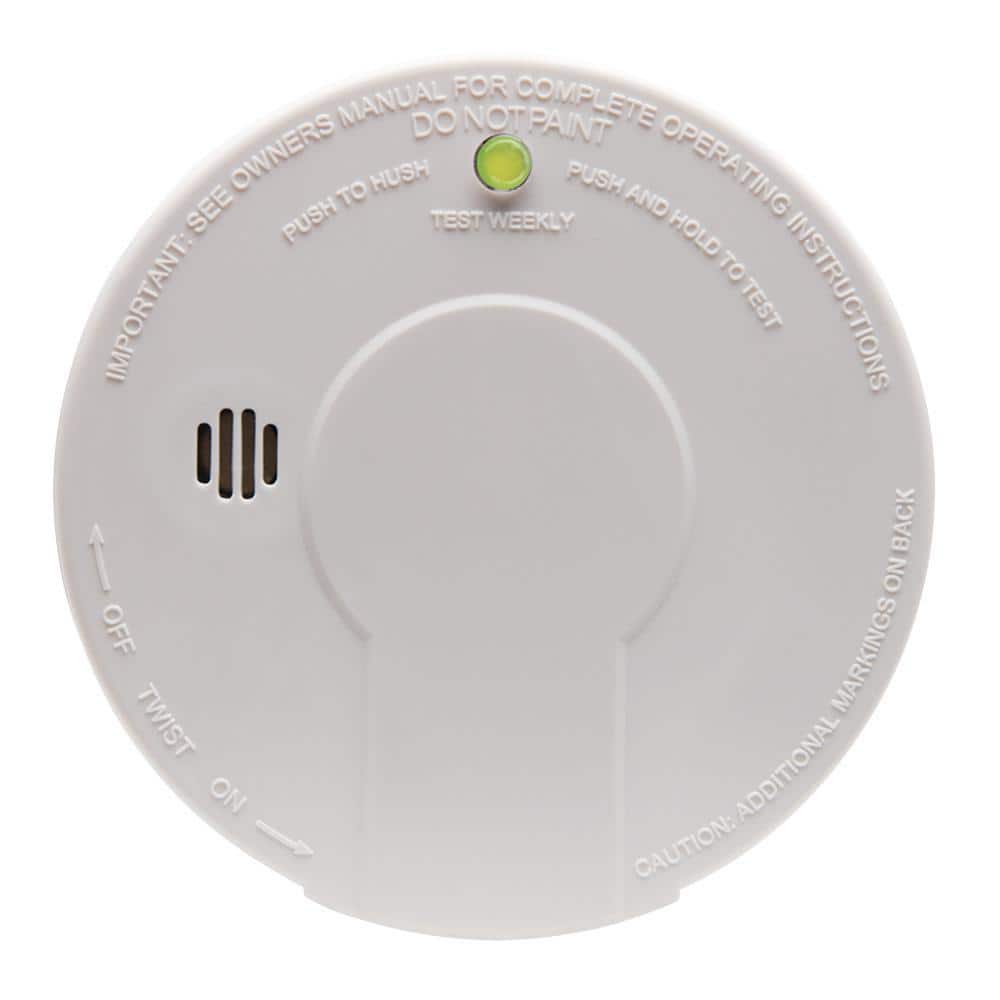 Kidde Firex Hardwired Interconnected Smoke Detector with Photoelectric ...