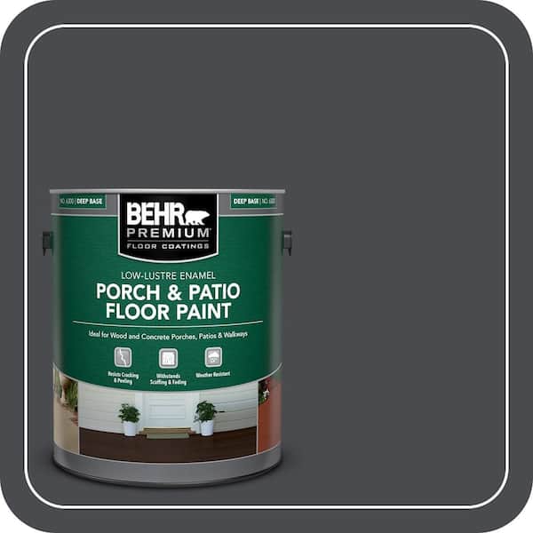 BEHR PREMIUM 1 gal. #N500-7 Night Club Low-Lustre Enamel Interior ...