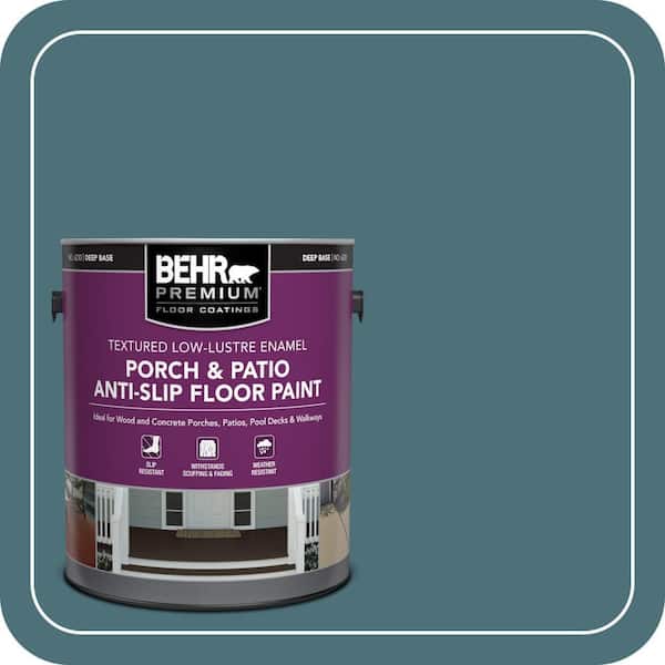 BEHR PREMIUM 1 gal. #M520-3 Charismatic Sky Textured Low-Lustre Enamel ...