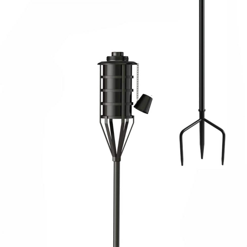 MOEPISY Garden Torch Set of 4, 16 Oz Metal Torch for Outside, 59.5 in ...