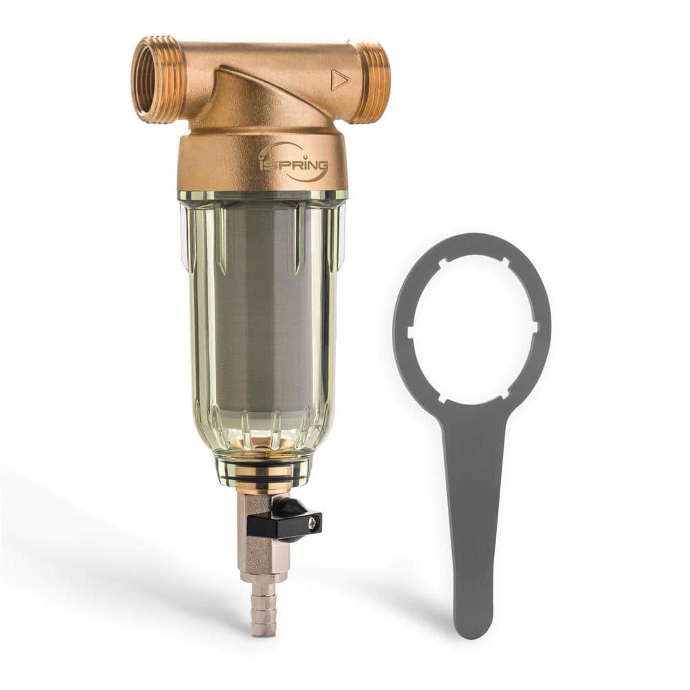 ISPRING 50-Micron Flushable and Reusable Spin Down Sediment Water ...