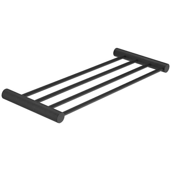 BWE 4-Bar Towel Rack Towel Shelf Wall Mounted Modern Hotel Style with ...