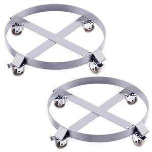 VEVOR 55 Gal. Heavy Duty Drum Dolly 1250 lbs. Cap Barrel Dolly Cart ...