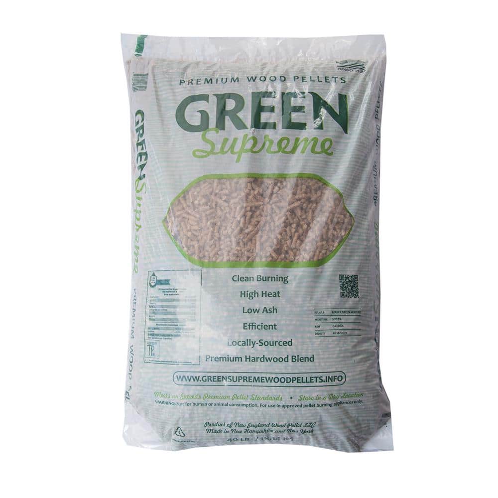 Green Supreme Northeastern Blend Wood Pellet Fuel FGNE - The Home Depot