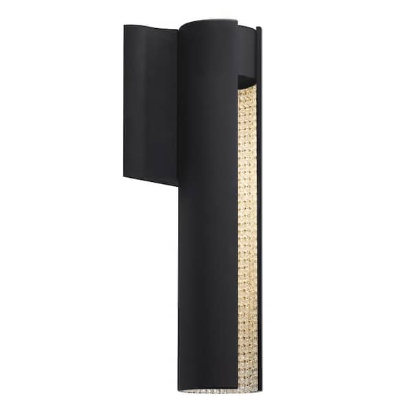 Generation Lighting Dolly 6-Watt Rubberized Black Integrated LED Sconce ...