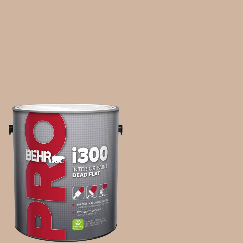 BEHR PRO 1 gal. #BNC-01 Bauhaus Buff Dead Flat Interior Paint PR31001 ...