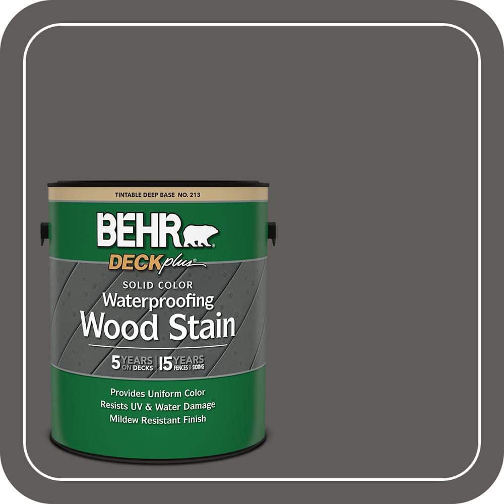 BEHR DECKplus 1 gal. #PPU18-19 Intellectual Solid Color Waterproofing ...