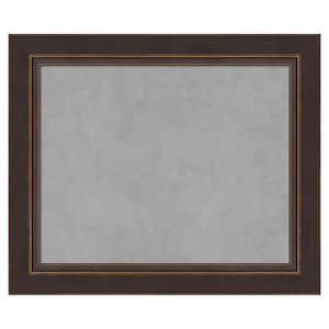 Amanti Art Lara Bronze 52 in. x 24 in. Framed Magnetic Board ...