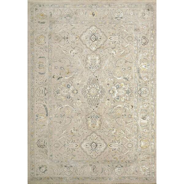 Dynamic Rugs Hudson 7 ft. 10 in. X 10 ft. 10 in. Beige/Ivory Oriental ...