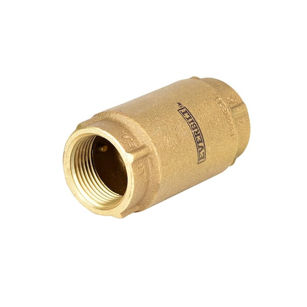 Everbilt 1 in. Brass Check Valve EBCV100NL - The Home Depot