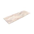 Interbuild 6 ft. L x 25 in. D, Acacia Butcher Block Standard Countertop ...