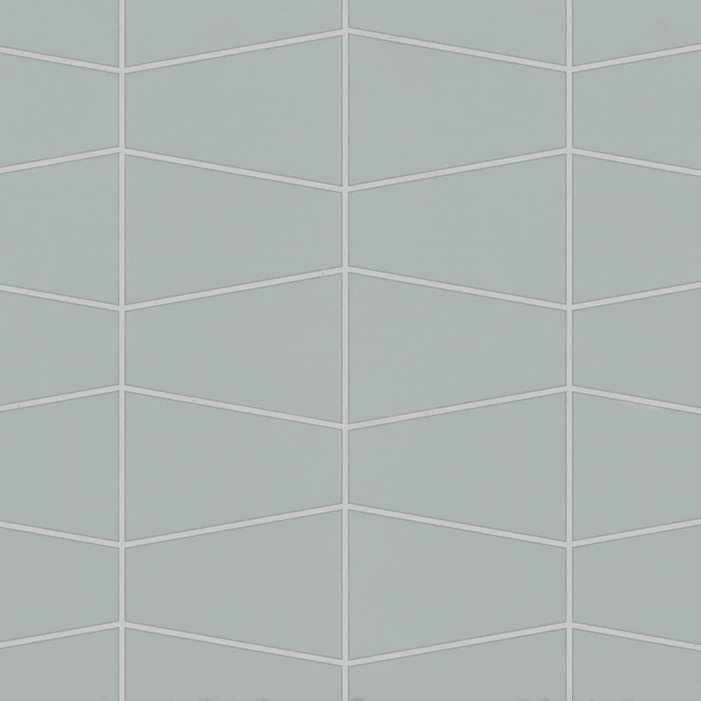 Bedrosians Sample-Marin Specialty 4 in. x 5 in. Matte Aloe Green ...