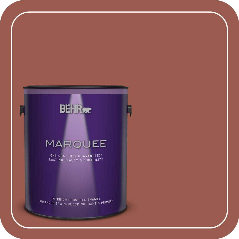 BEHR MARQUEE 1 gal. #ICC-106 Spicy Cayenne Eggshell Enamel Interior ...