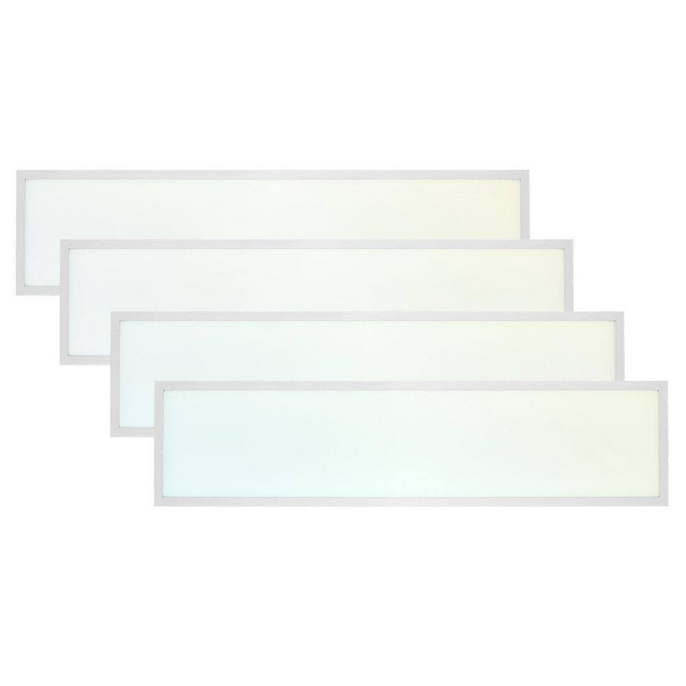 LUXRITE 1 ft. x 4 ft. Integrated LED Flat Panel Light 30/35/40-Watt 3 ...