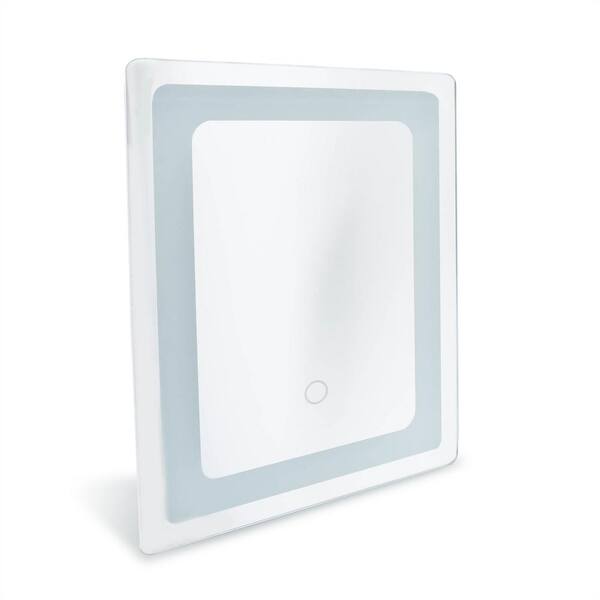 Dyconn Swan 12 in. x 16 in. LED Wall Mounted Backlit Vanity Bathroom ...