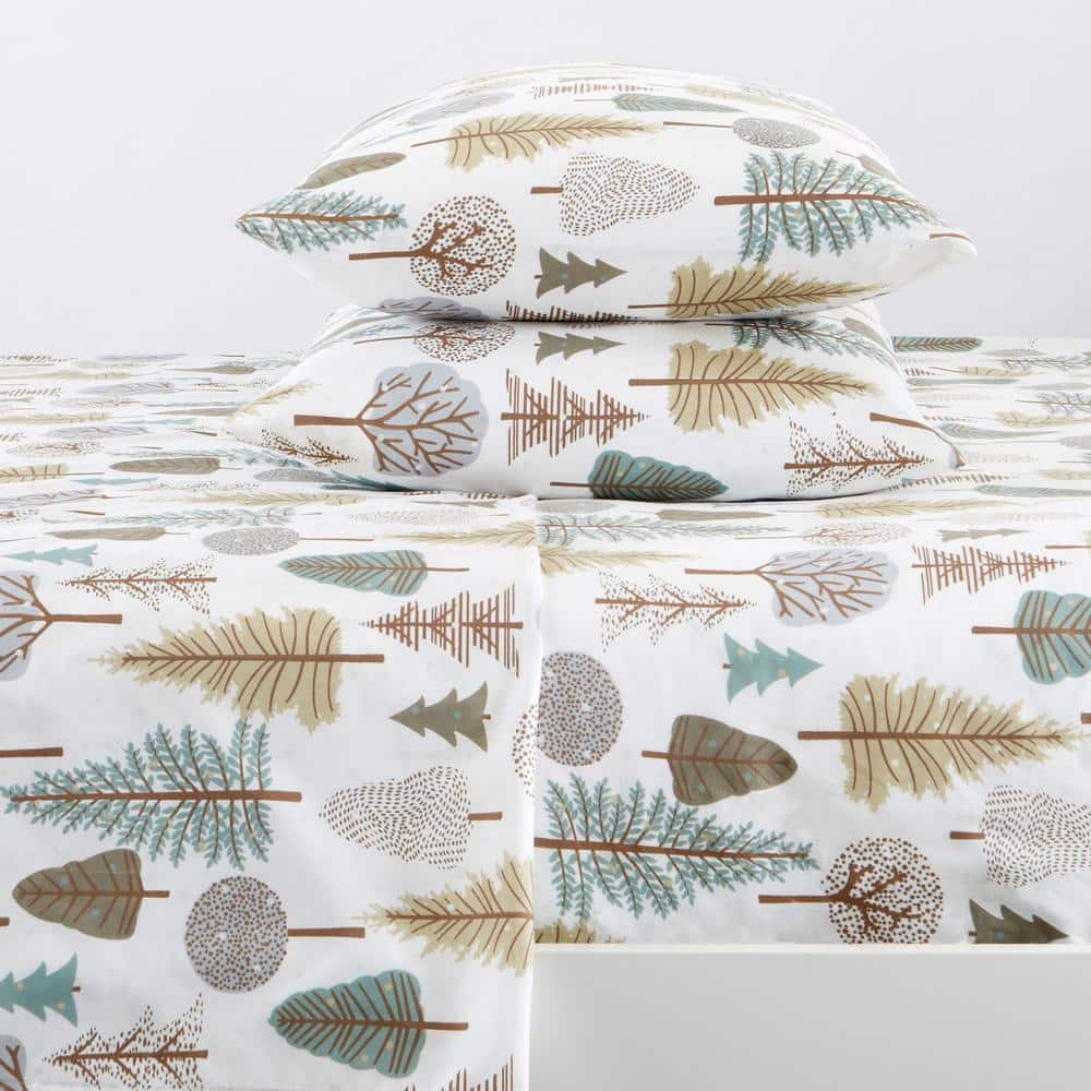FRESHFOLDS 4-Piece Forest Trail Microfiber King Wilderness Ultra-Soft ...