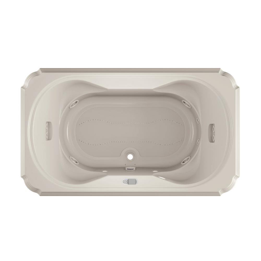JACUZZI MARINEO SALON SPA 72 in. x 42 in. Rectangular Combination ...