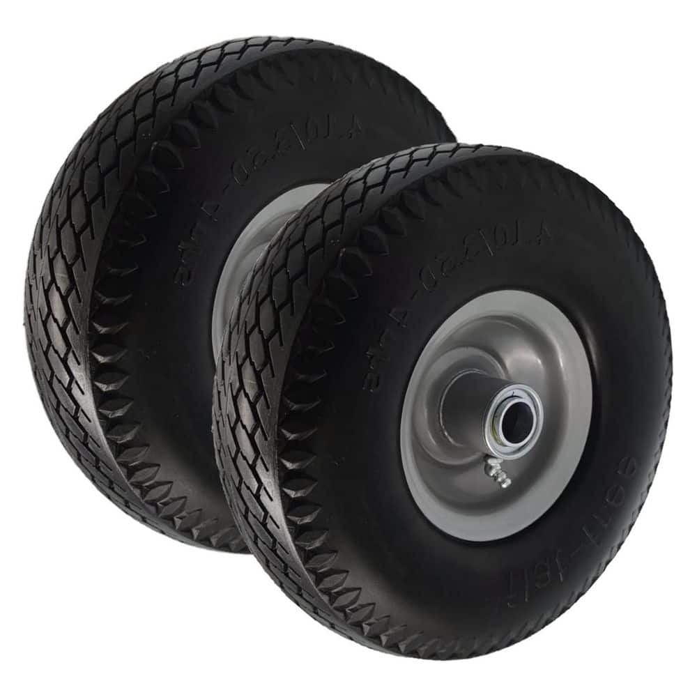 Ogracwheel 10 in. No Flat Replacement Tire, 3/4 in. Bore, 3 in. Center ...