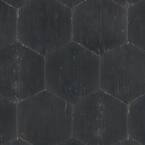Merola Tile Retro Hex Nero 7 in. x 8 in. Porcelain Floor and Wall Take ...