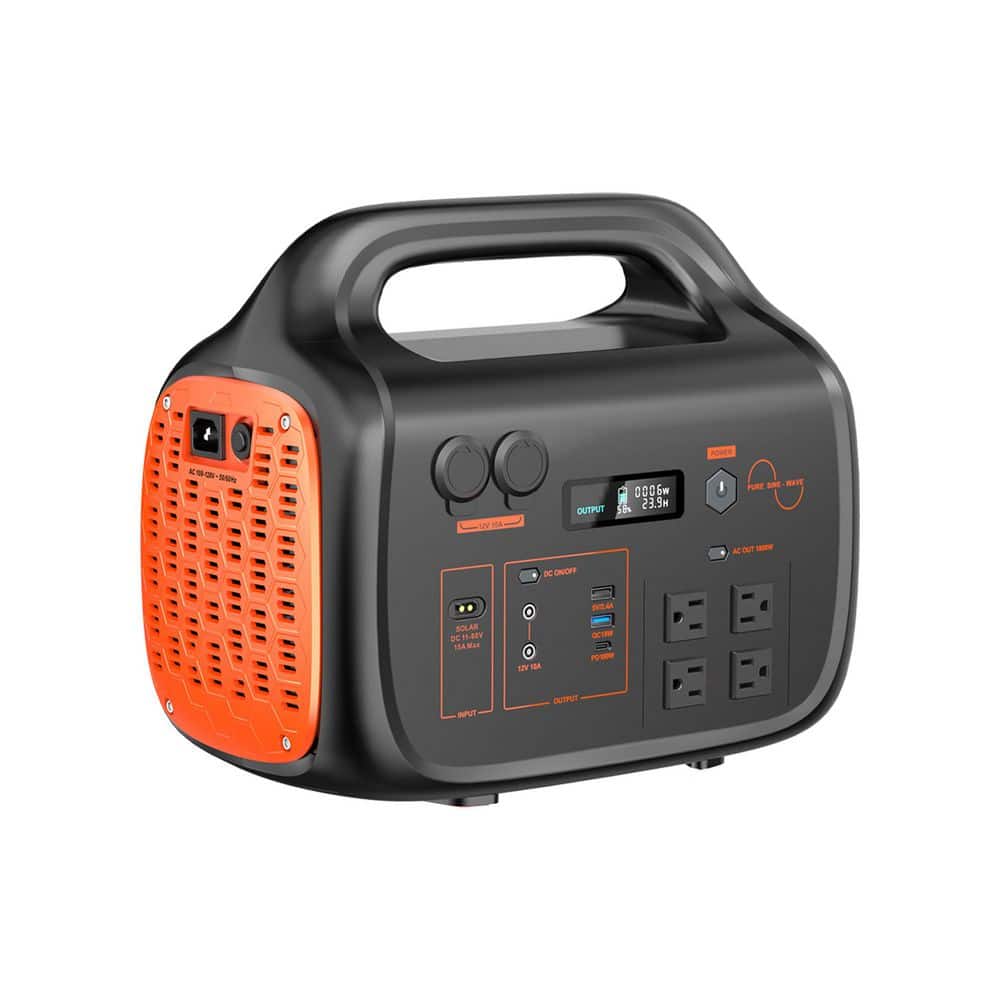 Damodpoy 8. 43in 1800W Portable Power Station Box 1024Wh 6000mAh Solar ...