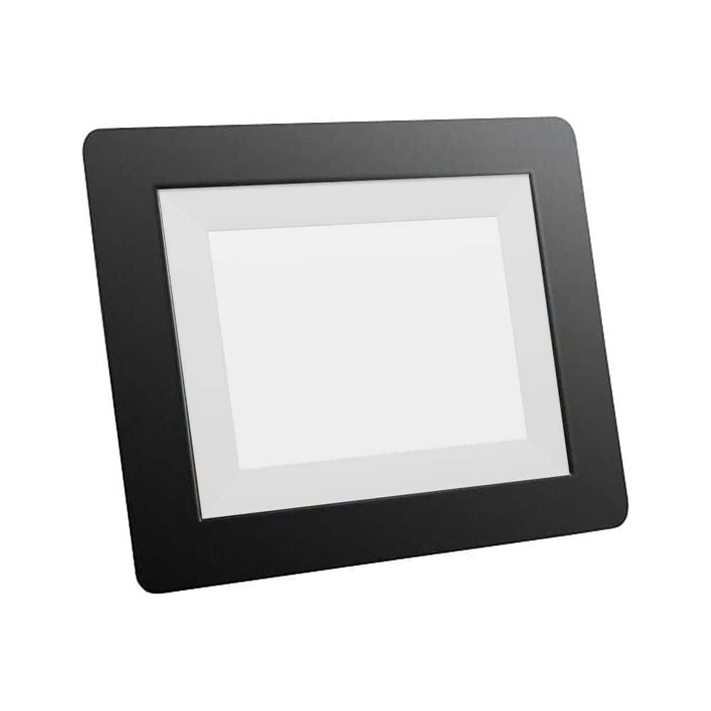 Lukyamzn 8 in. LCD Digital Picture Frame Display in Black with Push ...