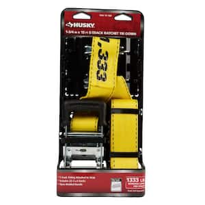 Husky - Ratchet Straps - Tie-Down Straps - The Home Depot