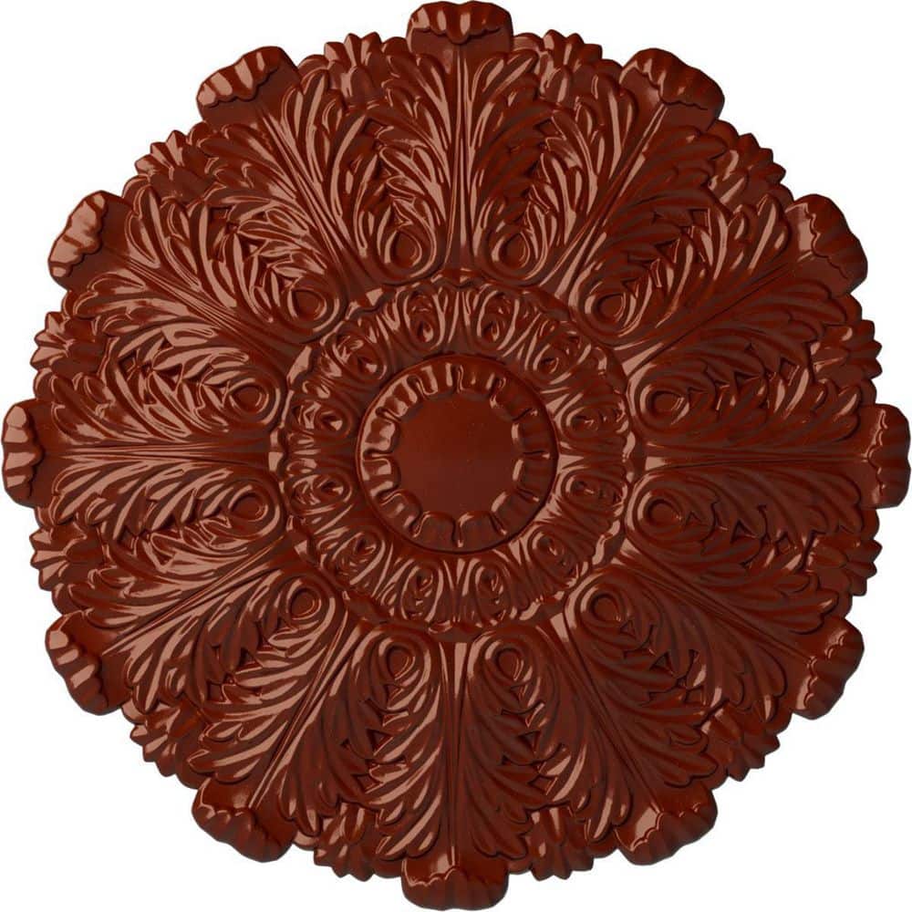 Ekena Millwork 31 in. x 1-1/2 in. Durham Urethane Ceiling Medallion ...