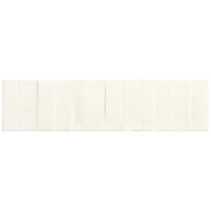 Ivy Hill Tile Montgomery Ribbon White 4 in. x 0.41 in. Matte Porcelain ...