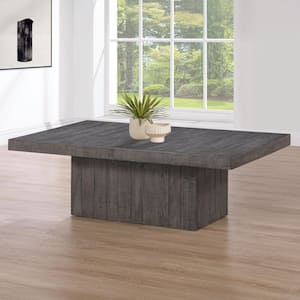 Signature DESIGN BY ASHLEY Cabalynn 56.25 in. Light Brown Rectangle MDF ...