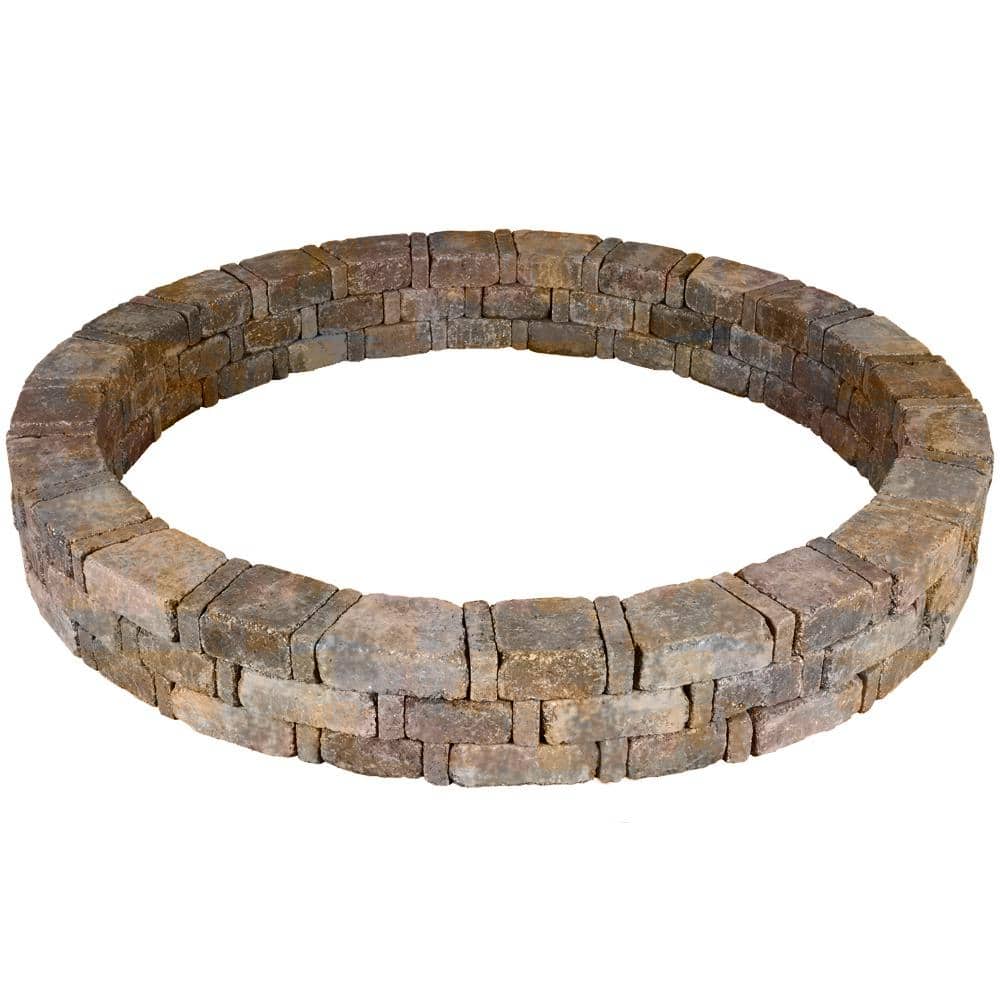 Pavestone Rumblestone 79.3 in. x 10.5 in. Concrete Tree Ring Kit in ...