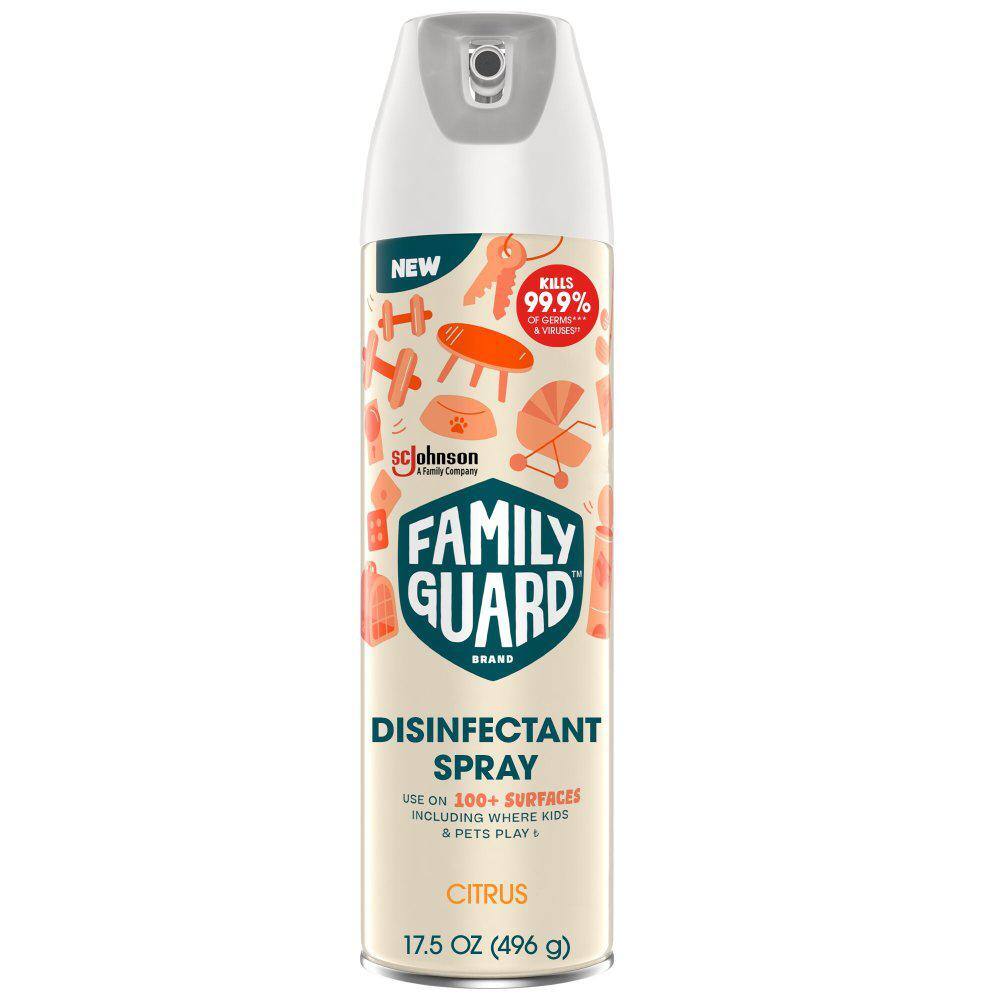 FAMILYGUARD 17.5 oz. Citrus Disinfectant Spray All Purpose Cleaner ...