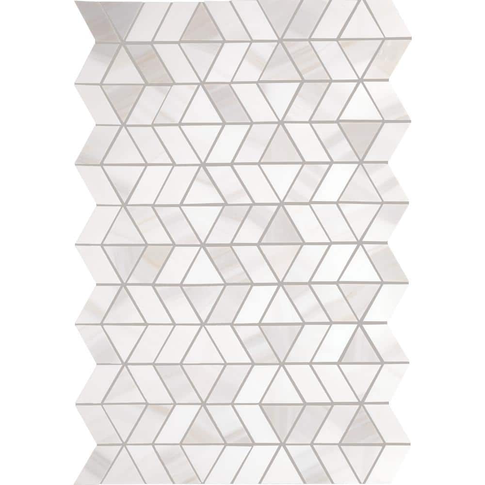 Daltile Xpress Mosaix Perfect-Fit Calacatta Dolomiti Polished 12 in. x ...