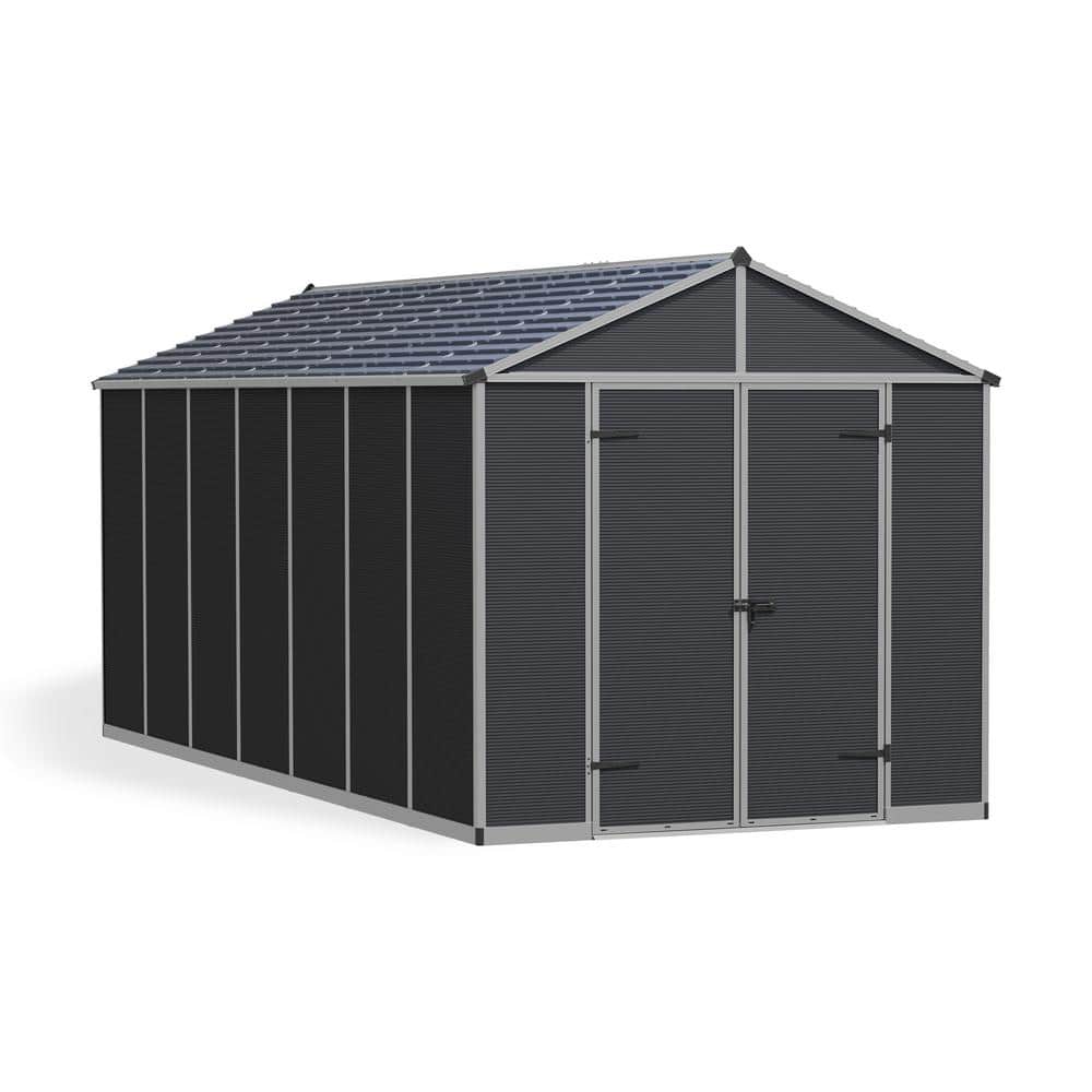 CANOPIA by PALRAM Rubicon 8 ft. W x 17 ft. D Resin Plastic Outdoor ...