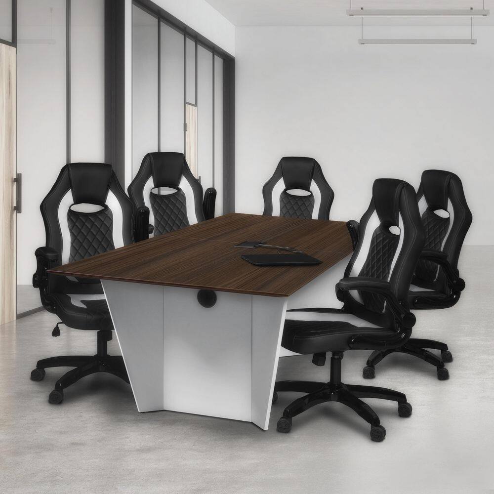 Regency Array 72 in. Neo Walnut Conference Table with Power Data ...