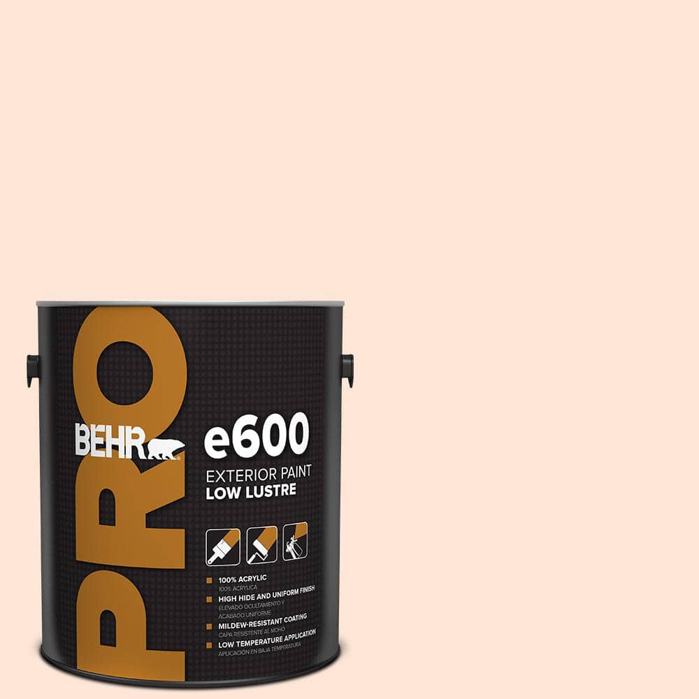 BEHR PRO 1 gal. #230C-1 Winthrop Peach Low Luster Exterior Paint ...