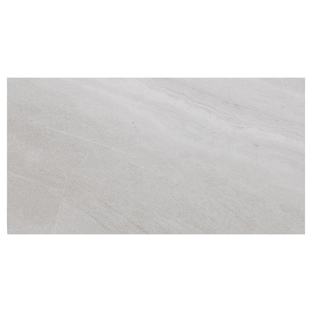 Florida Tile Home Collection Snowflake White Rectified 12 in. x 24 in ...