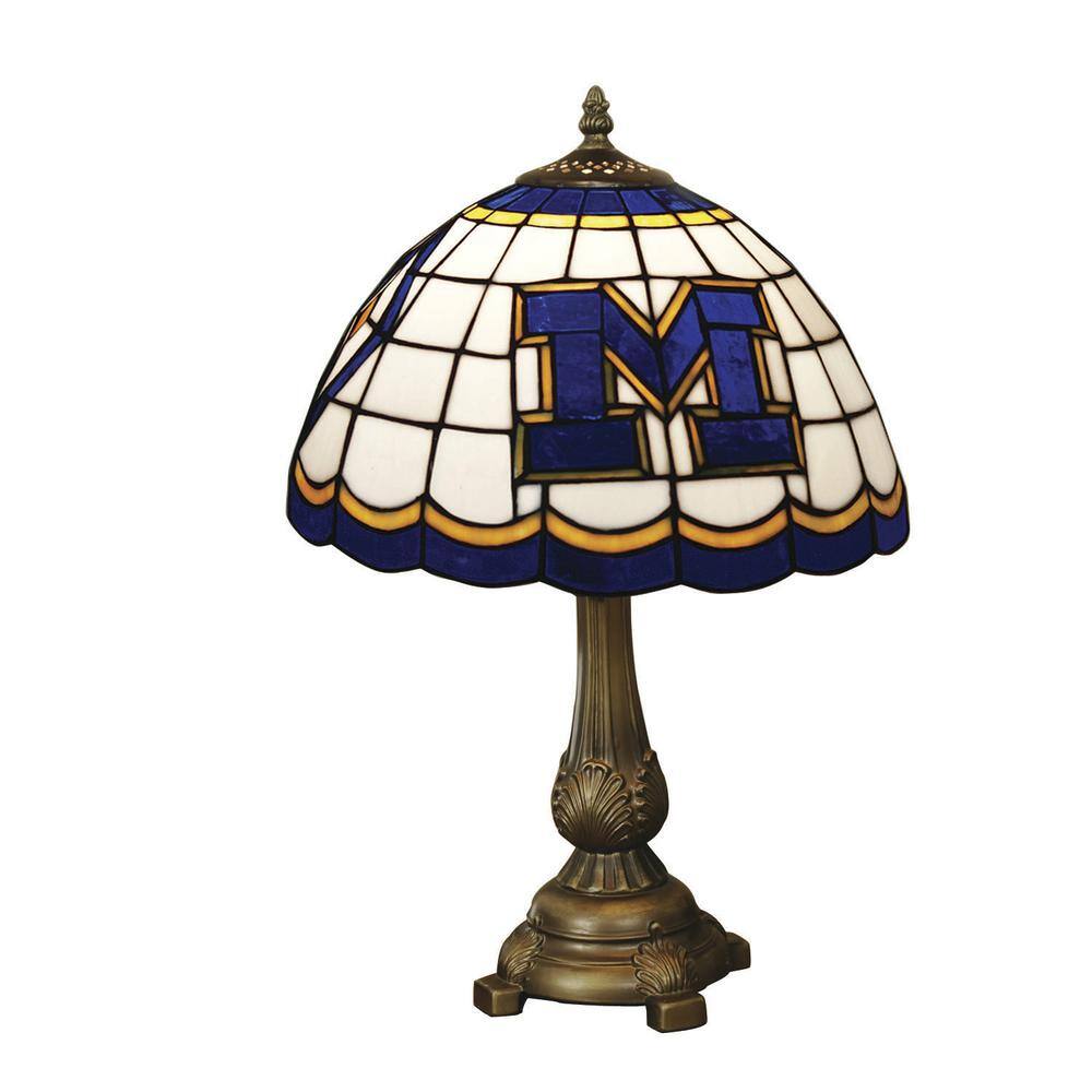 The Memory Company NCAA 19.5 in. Antique Bronze Tiffany Table Lamp ...